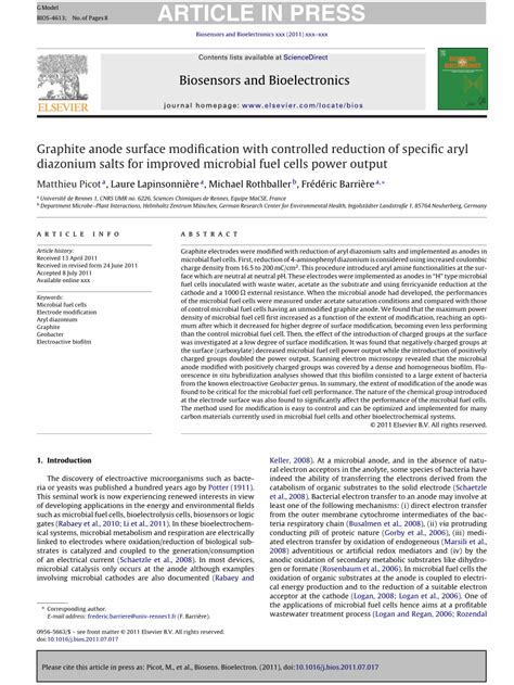Pdf Graphite Anode Surface Modification With Controlled Reduction Of Specific Aryl Diazonium