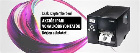 Godex ipari és asztali címkenyomtatók nagy választékban