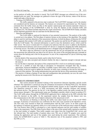 Ransomware Protection In Lot Using Software Defined Networking Pdf