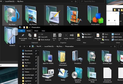 Windows Vista Desktop Icons