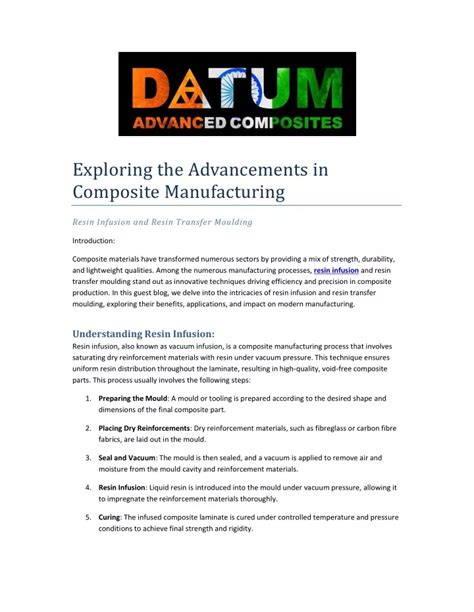 Ppt Exploring The Advancements In Composite Manufacturing Powerpoint Presentation Id 13021399