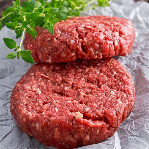 Grass Fed Beef Gourmet Hamburger Patties 12 Pound Farmfoods