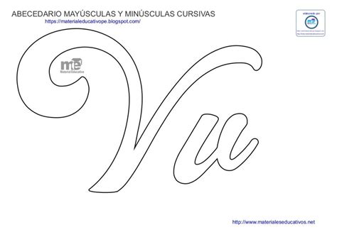Moldes De Letras Cursivas Mayúsculas Y Minúsculas Moldes De Letras