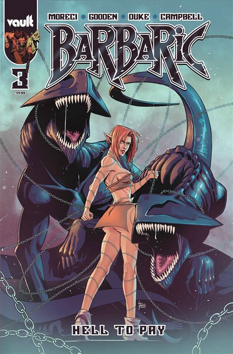 Barbaric Hell To Pay 3 Howell Cover Fresh Comics