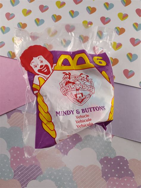 Vintage 1994 Animaniacs Mindy And Buttons Mcdonalds Toy Sealed Etsy