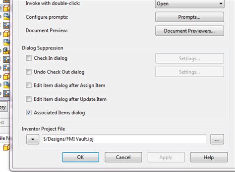 Setting The Default Inventor Project Autodesk Community