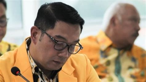 Golkar Tak Ada Rencana Usung Ridwan Kamil Jadi Cawapres 2024