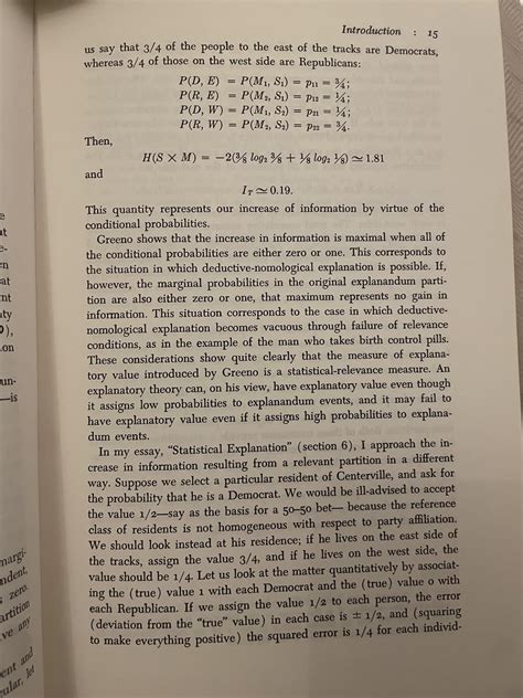 statistical explanationandrelevance c salmon r statisticszone