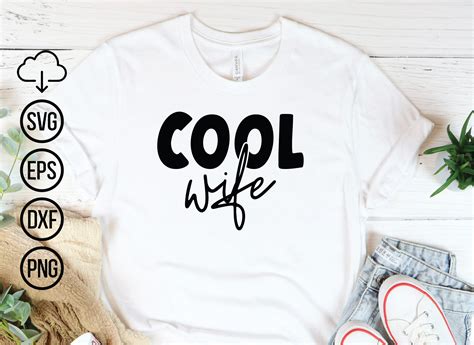Cool Wife Svg Cut Files Graphic By Nigel Store · Creative Fabrica