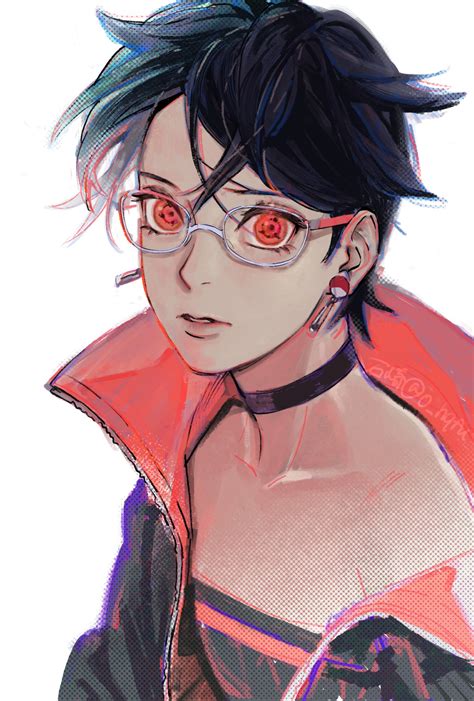Uchiha Sarada Naruto And More Drawn By O Hqfu Danbooru