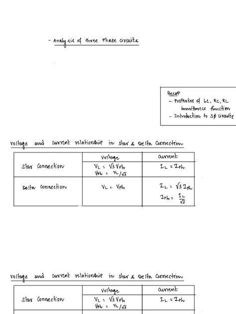 Unit 4 7 Three Phase Circuits Balanced Star Pdf
