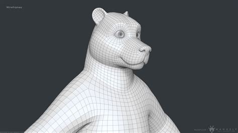 Stylized Cartoon Bear Biped 3d Model Cgtrader
