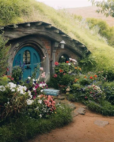 Hobbit Hole A Fairy Tale Cottage Backyard Landscaping Ideas
