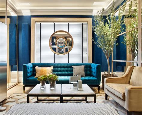 14 Salas Con Sillones Azules Ideas