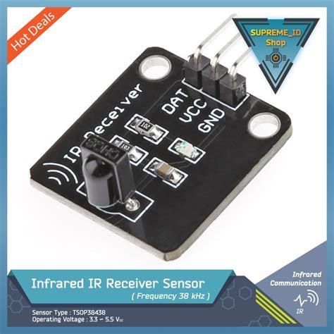 jual infrared digital ir receiver 38 khz sensor module tsop38438 jakarta utara supreme id