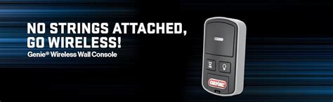 Genie Intellicode Garage Door Opener Wireless Wall Console For Use With Genie Openers Made After