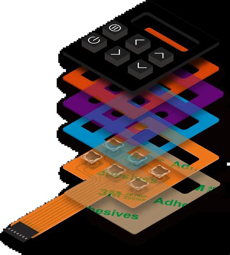 Customized Silicone Rubber Keypad Switch And Silicone Membrane Switch