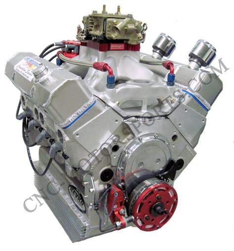 Sb Chevy 393 Brodix 12 15 Degree Wet Sump Aluminum Race Engine