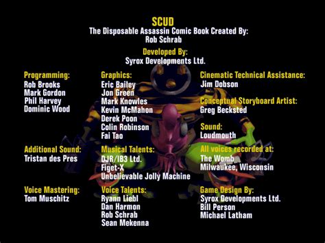 Ending For Scud The Disposable Assassin Sega Saturn