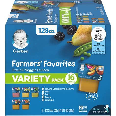 Pack Gerber Stage Flavor Varies Baby Food Tub G
