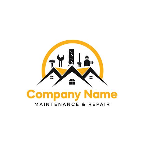 Diseño De Logotipo De Remodelación Y Reparación De Viviendas Con