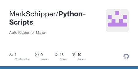 Github Markschipper Python Scripts Auto Rigger For Maya