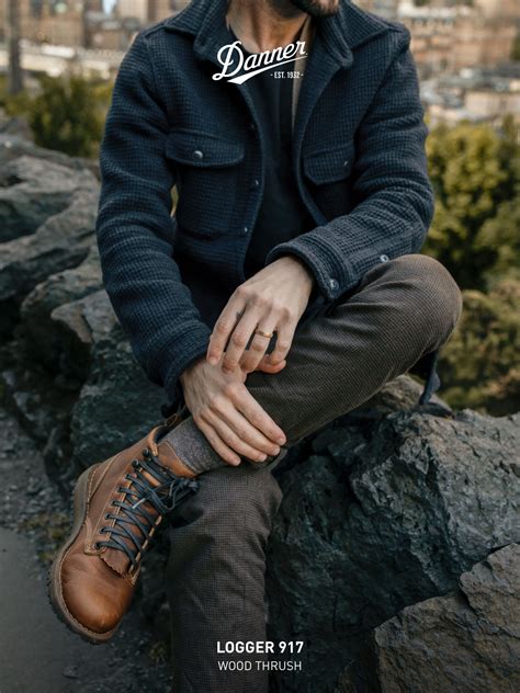 Danner New Logger 917 In Wood Thrush Brown Milled