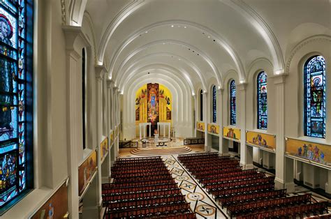 Liturgical Lighting Renovation At Loyola Universitys Madonna Della