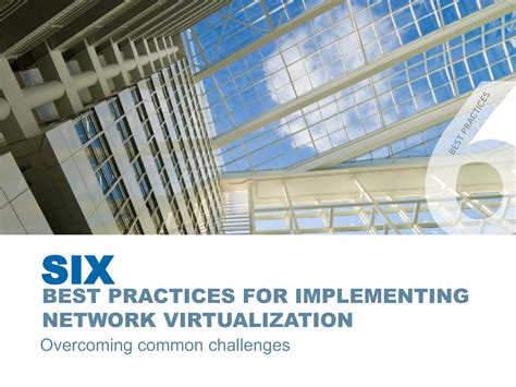 Six Best Practices For Implementing Network Virtualization Ppt