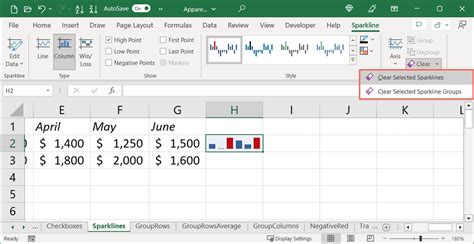 How To Insert Sparklines Mini Charts In Microsoft Excel Make Tech