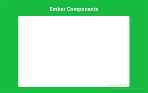 Emberjs Components Geeksforgeeks