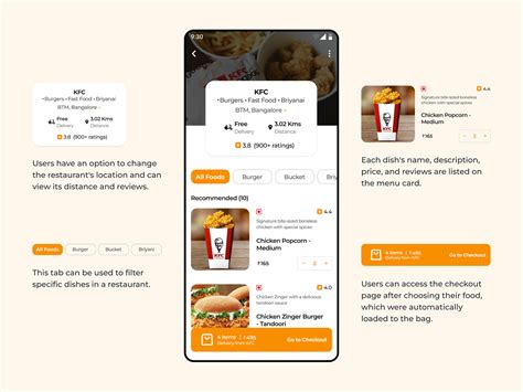 The Design Book 8 Restaurant Menu Ui By Rade Creatives On Dribbble
