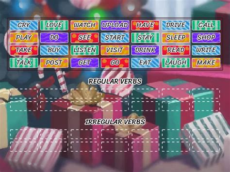 Regular And Irregular Verbs