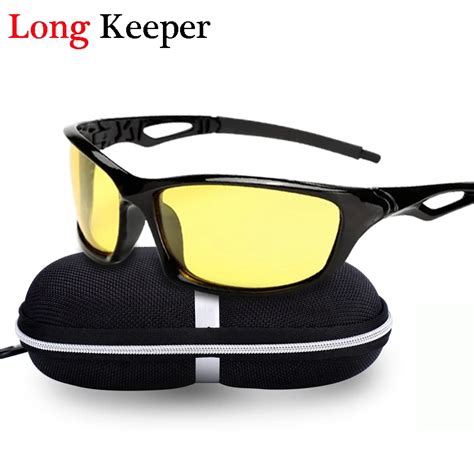 Long Keeper Men Women Polarized Sunglasses Hd Lens Black Night Vision