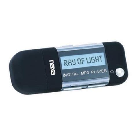 Naxa MP3 Player With 4GB Built In Flash Memory LCD Display And Built