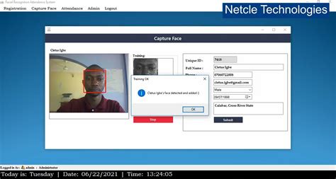 Facial Recognition Attendance System In C And Sql Server