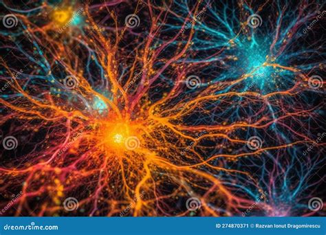 Communication Between Neurons Via Synapses The Neurons Are Shown As