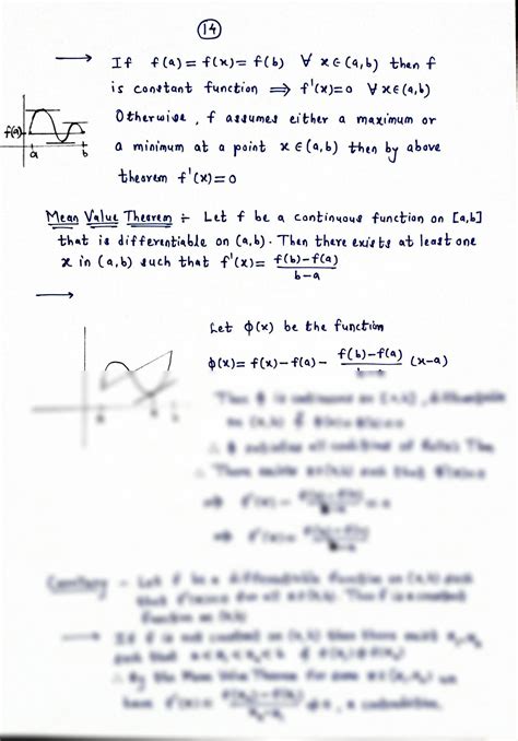 Solution Calculus Mean Value Therom All Example On It With Solution