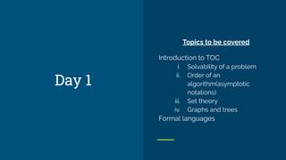 Theory Of Computation Introduction Session PPT