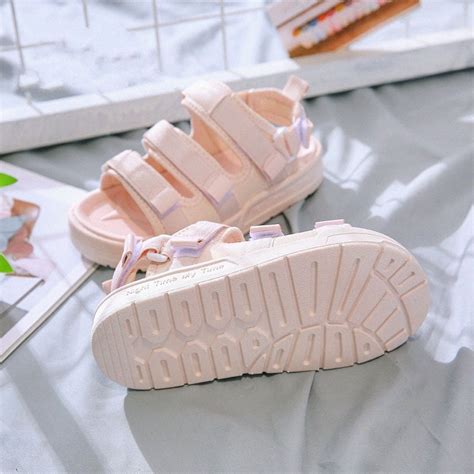 Chic Daisy Flowers Platform Sandals Kawaii Fashion Shop Cute Asian