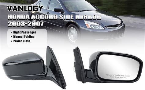 Left Driver Side Mirror Compatible With Honda Accord 2003