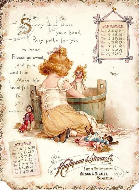 Vintage postcards, Vintage calendar, Decoupage vintage