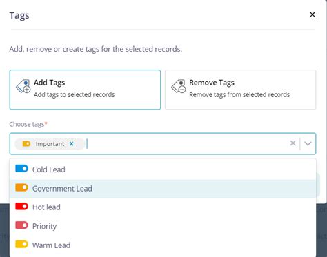 User Guide For Tags In CRM Pepper Cloud Blog
