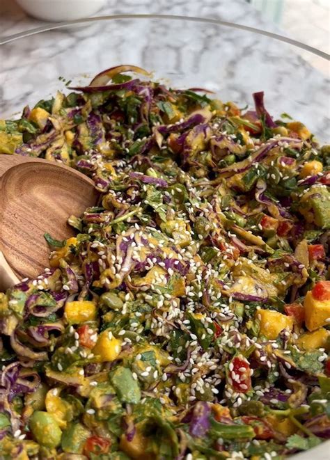 Revitalizing Salad With Carrot Ginger Miso Dressing Upbeet And Kaleing It