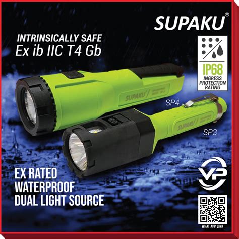 Supaku Explosion Proof Led Flashlight Led Light Aa Battery Afw Sp3