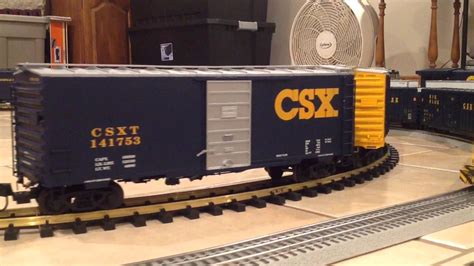 Mth G Dash 8 Csx Freight Run Youtube