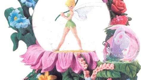 Disney Snowglobes Collectors Guide Tinker Bell Spring Garden Snowglobe