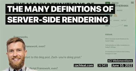 the many definitions of server side rendering r softwareengineering