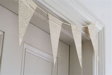 Diy Salvaged Newspaper Bunting The Sweetest Occasion