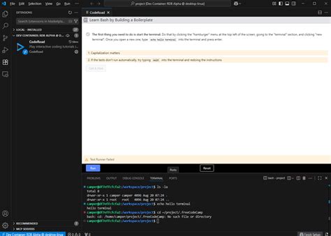 Test Runner Failed Backend Development The Freecodecamp Forum